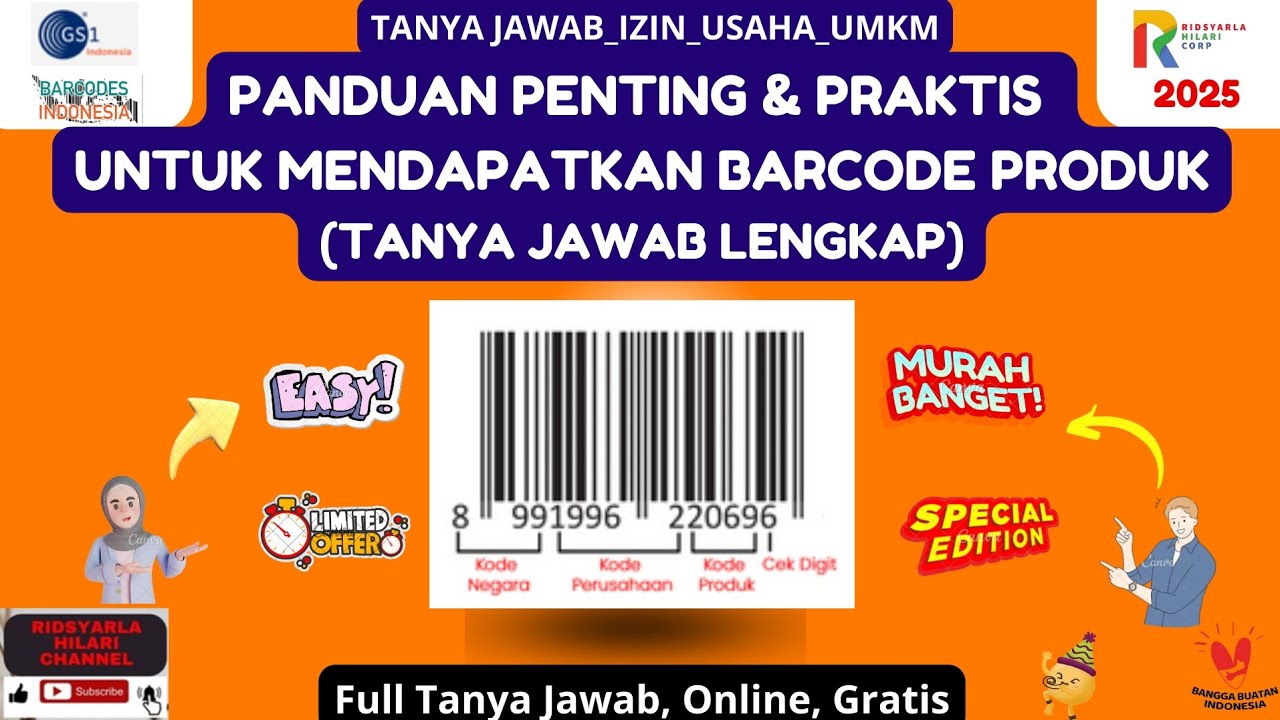 MAU PRODUKMU MASUK SUPERMARKET? WAJIB PUNYA BARCODE! Ini Panduan Semua ...