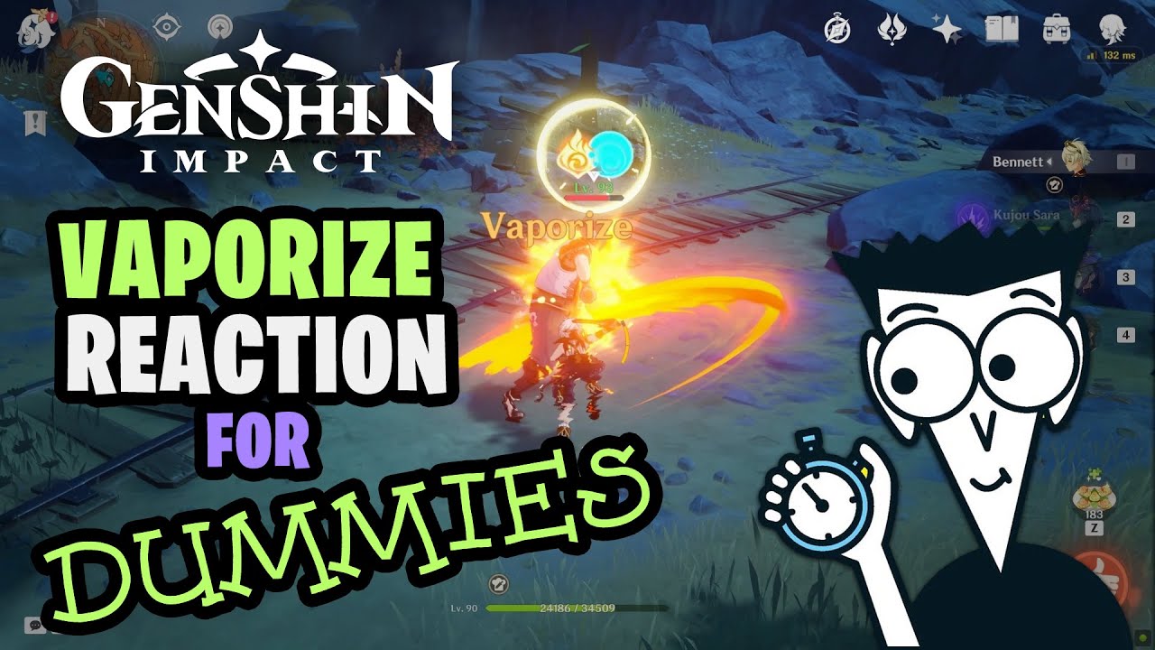 Vaporize Reaction For Dummies | Genshin Impact - YouTube