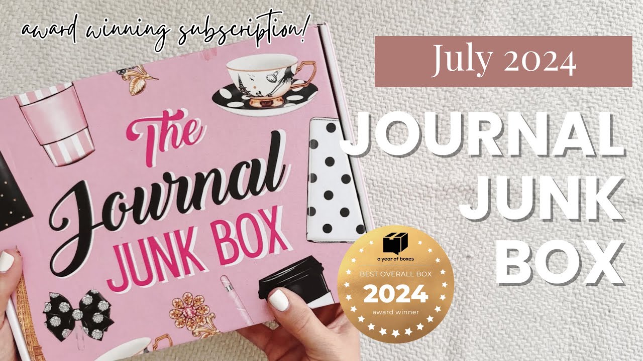 Journal Junk Box Unboxing July 2024 | Journal Subscription Box - YouTube