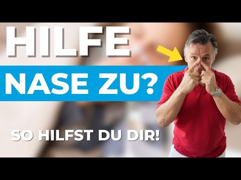 Deine Nase ist zu?  Du kriegst kaum Luft? So hilfst Du Dir!🍀
