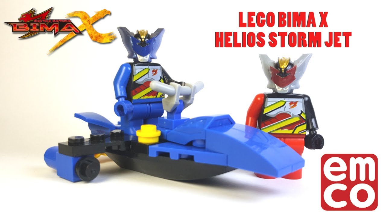 Lego Bima X Emco Brix - HELIOS STORM JET - YouTube