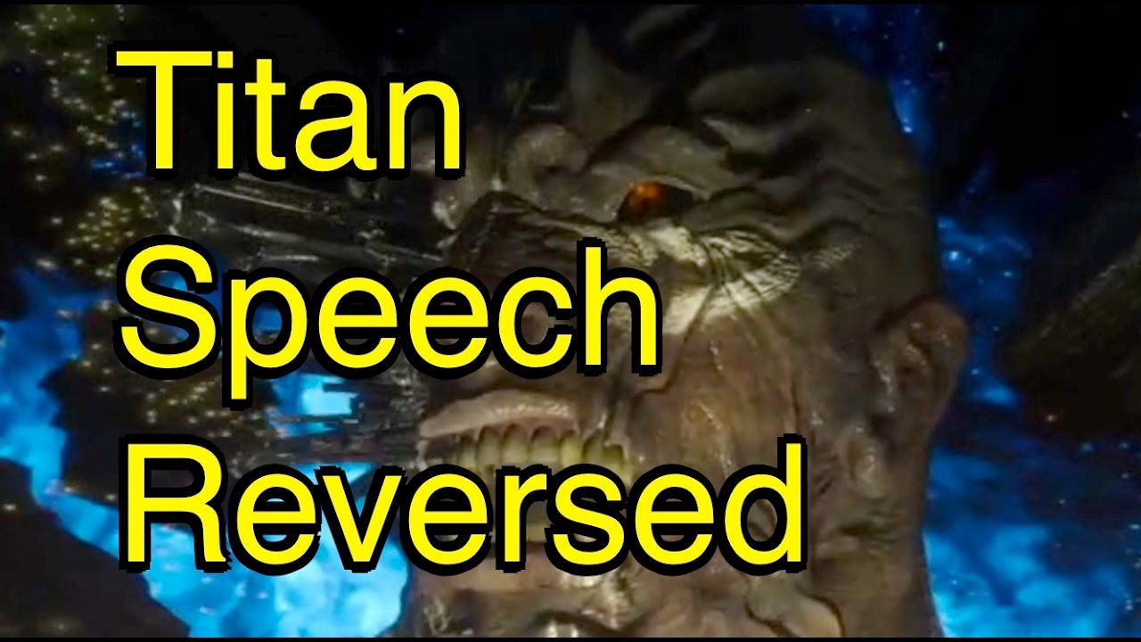 FFXV: Titan Speech Reversed Long Version (Played Backwards and Sped Up ...