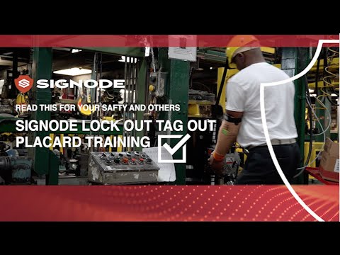SIGNODE LOTO PLACARD TRAINING - YouTube