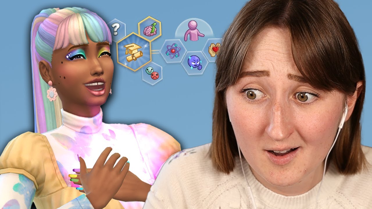 I made a RAINBOW SIM in The Sims 4 - YouTube