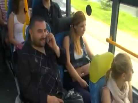 Otobüste Dilenci