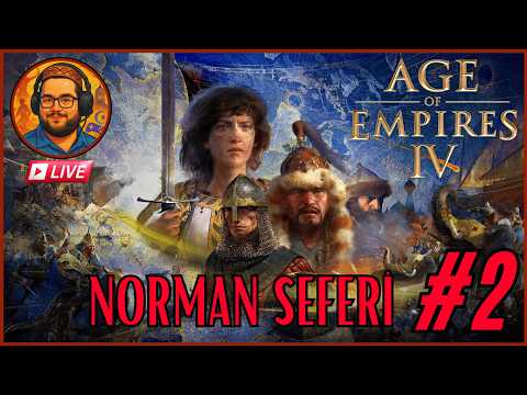İNGİLTERE'DE TAHT KAVGALARI | Age of Empires IV - Norman Campaign - Bölüm 2 Türkçe #aoe4 #canlı