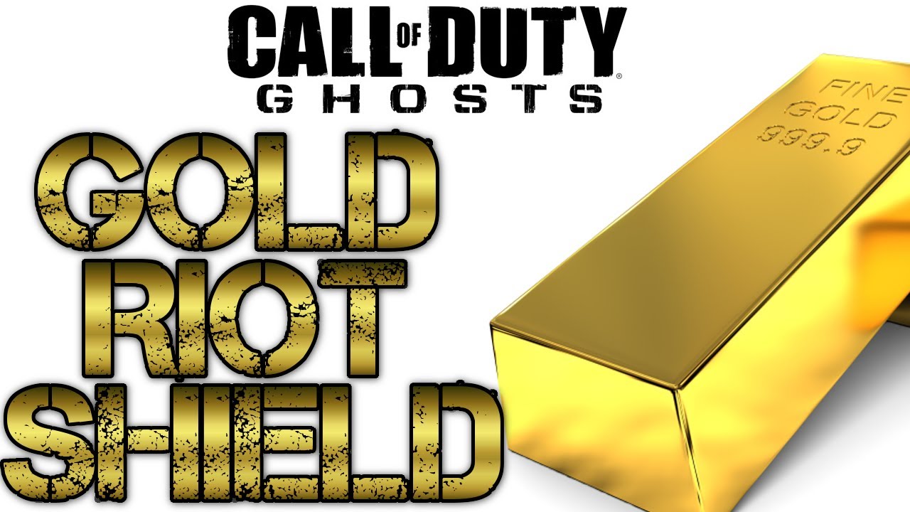 COD GHOSTS Gold Weapon Spotlight - Riot Shield - (Tips, Tricks, How To ...