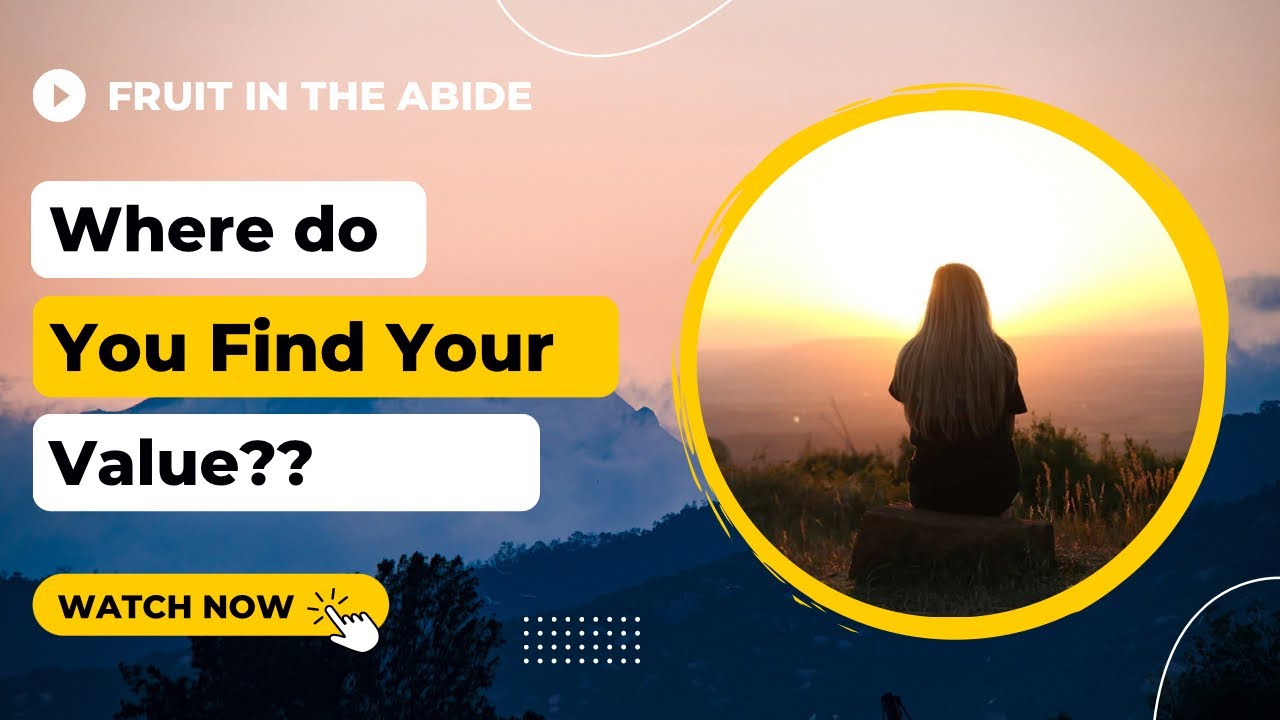 Encouragement: Are you feeling less valuable? - YouTube