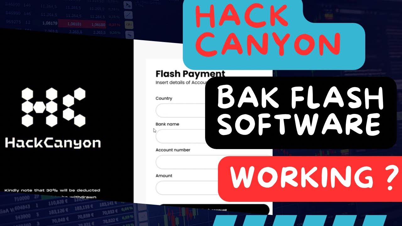 Bank Flash Software 2023 | Bank Flashing Software Working | Canyon Bank ...