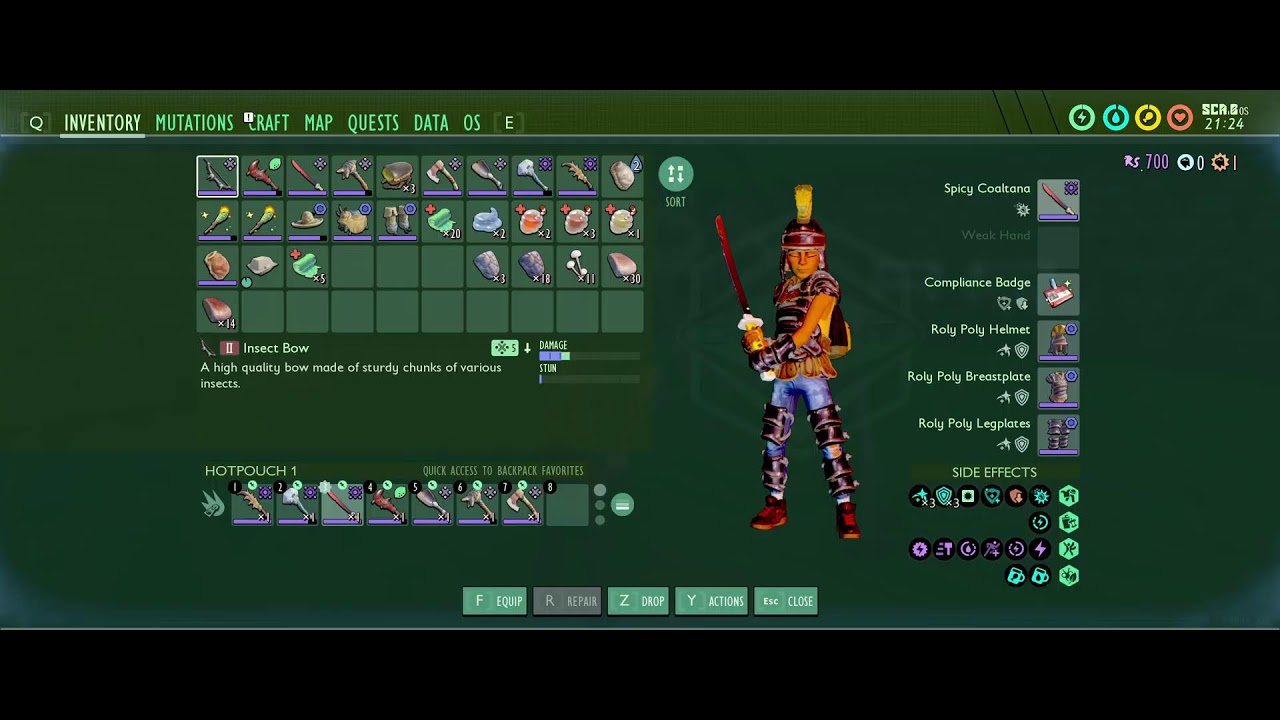 Grounded All Weapons All Armor upgraded (Until Grounded 2 is finished ...