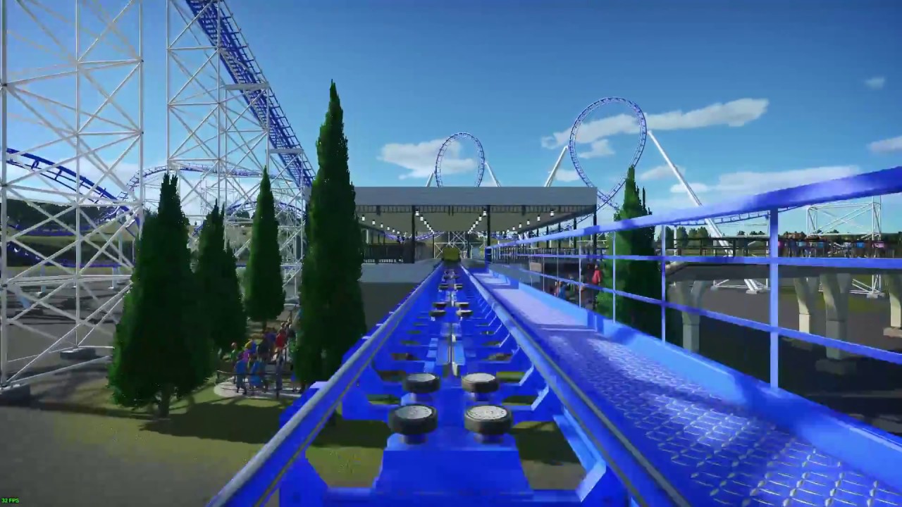 Shockwave (Six Flags Great America) - Planet Coaster - YouTube