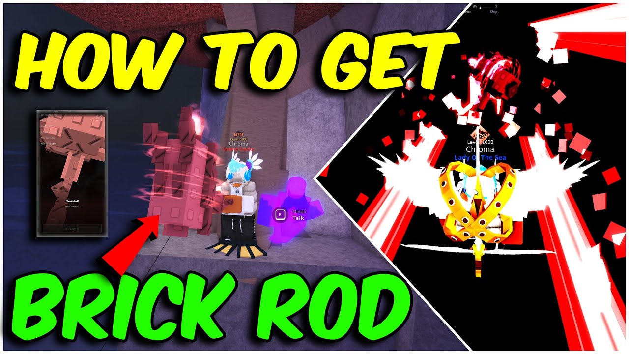 HOW TO GET BRICK ROD in Roblox Fisch! (All Steps) - YouTube