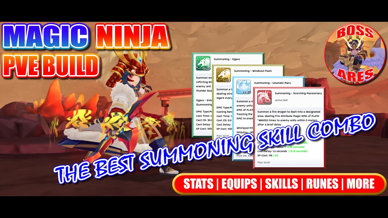 Ragnarok M Eternal Love | Magic Ninja PVE Build Guide - YouTube