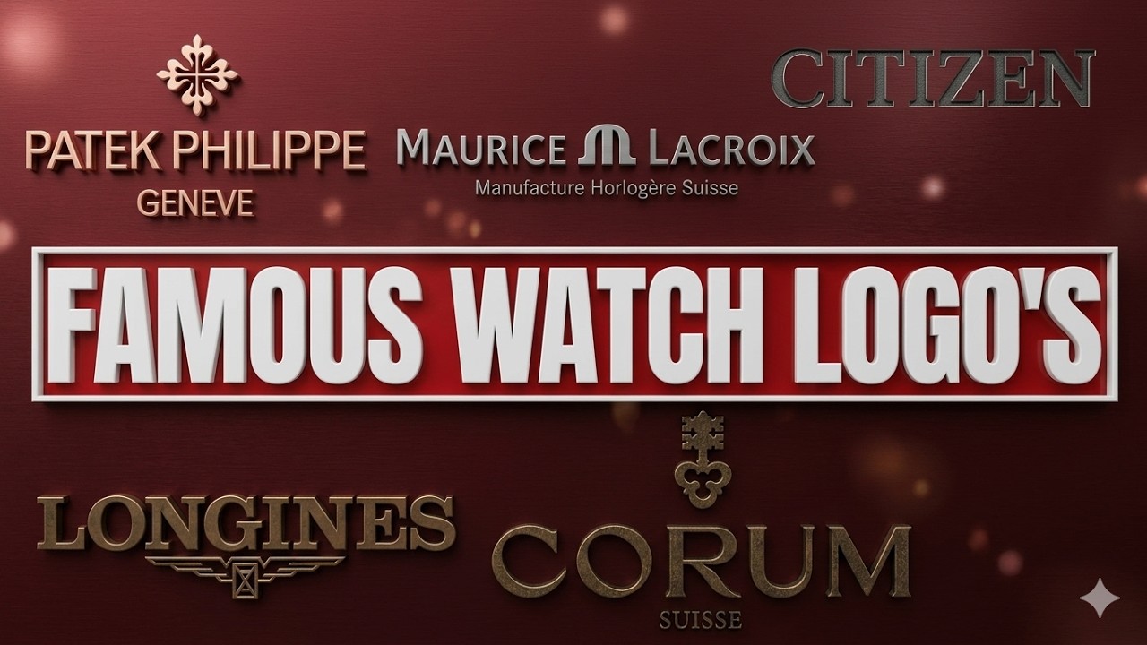 FAMOUS WATCH LOGO'S - YouTube