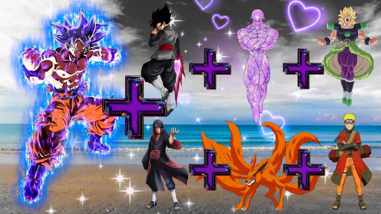 Mui Goku Goku Black Zeno TF Naruto Etc 🔥 Fusion ! Who is Strongest ...