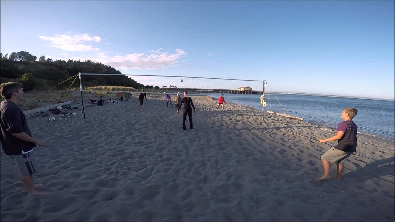 First person beach volleyball - YouTube