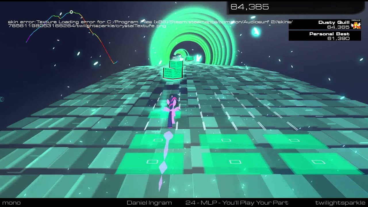Audiosurf 2 - You'll Play Your Part with Twilight Sparkle mod in ...