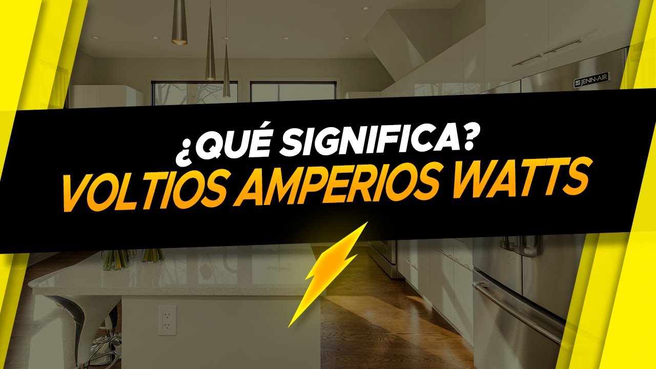 Voltios Amperios y Watts Explicado - YouTube