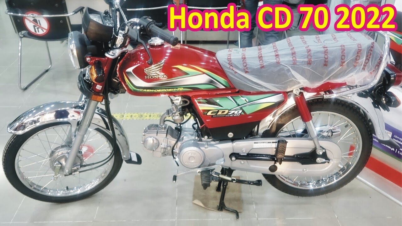 New Honda CD-70 2022 Model Red | Detailed Review | Specs & Features ...