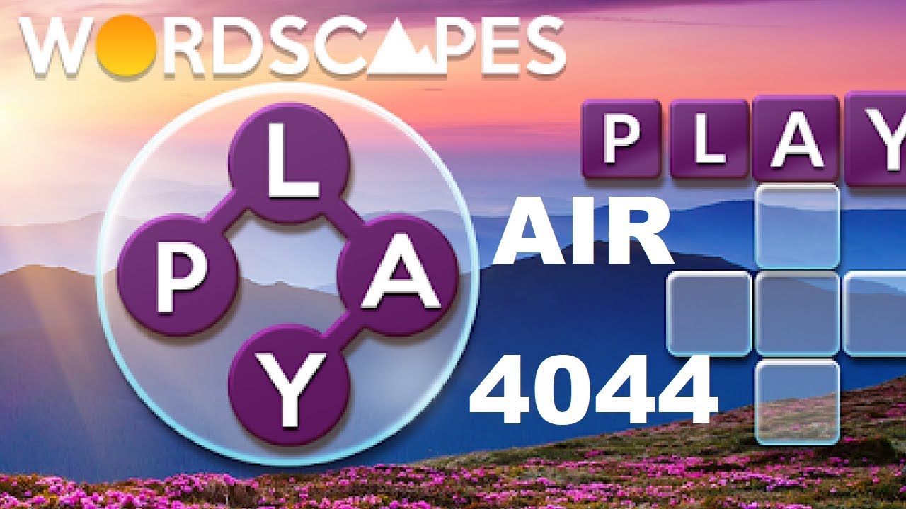 Wordscapes Level 4044 - YouTube