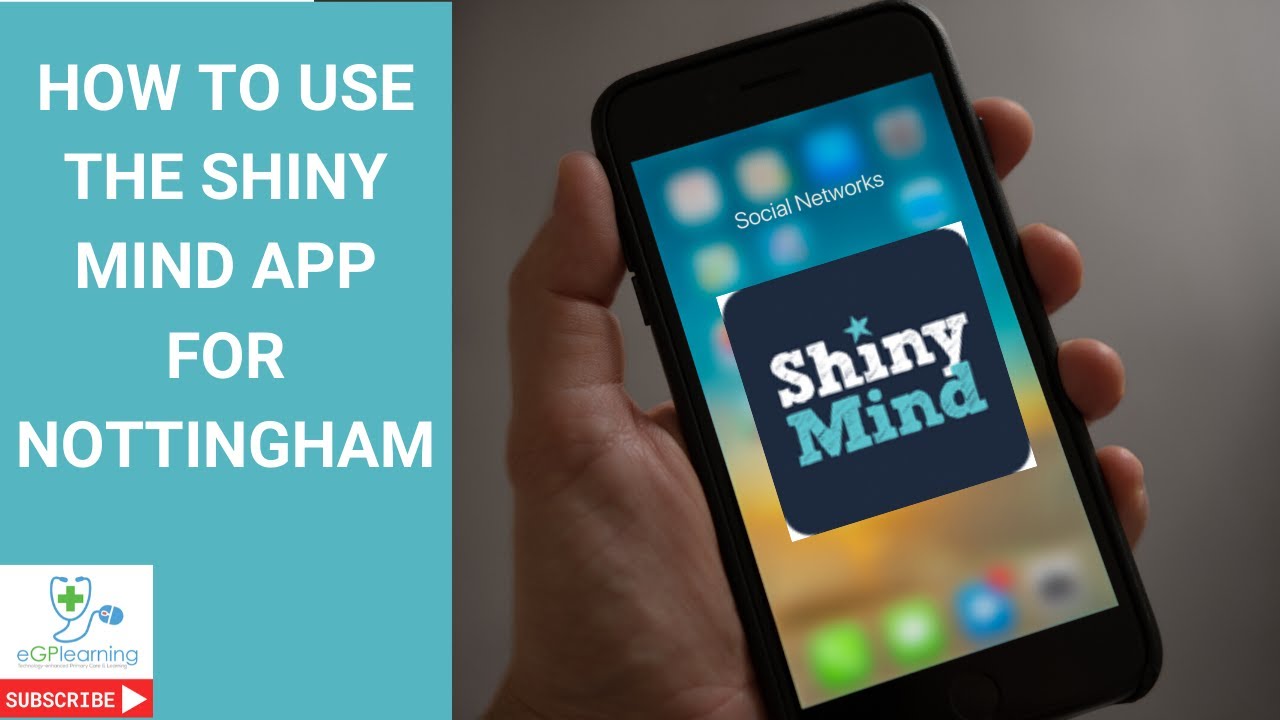 How to use the Shiny Minds app for Nottingham clinicians - YouTube