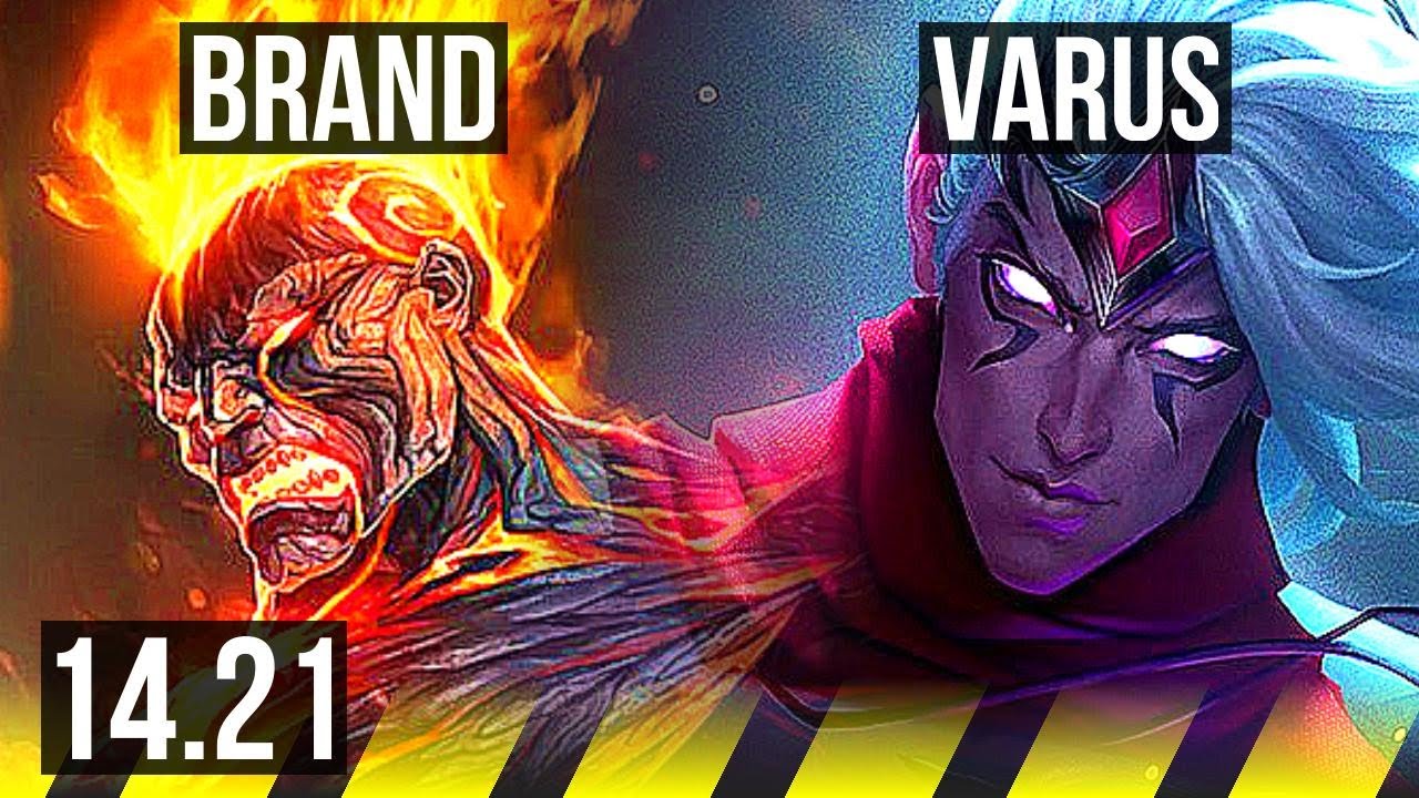 BRAND & Pyke vs VARUS & Poppy (ADC) | EUW Diamond | 14.21 - YouTube