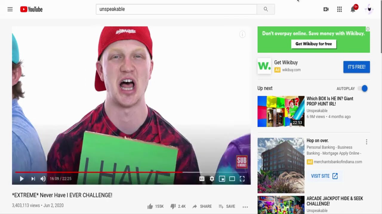 Me reacting to unspeakable - YouTube