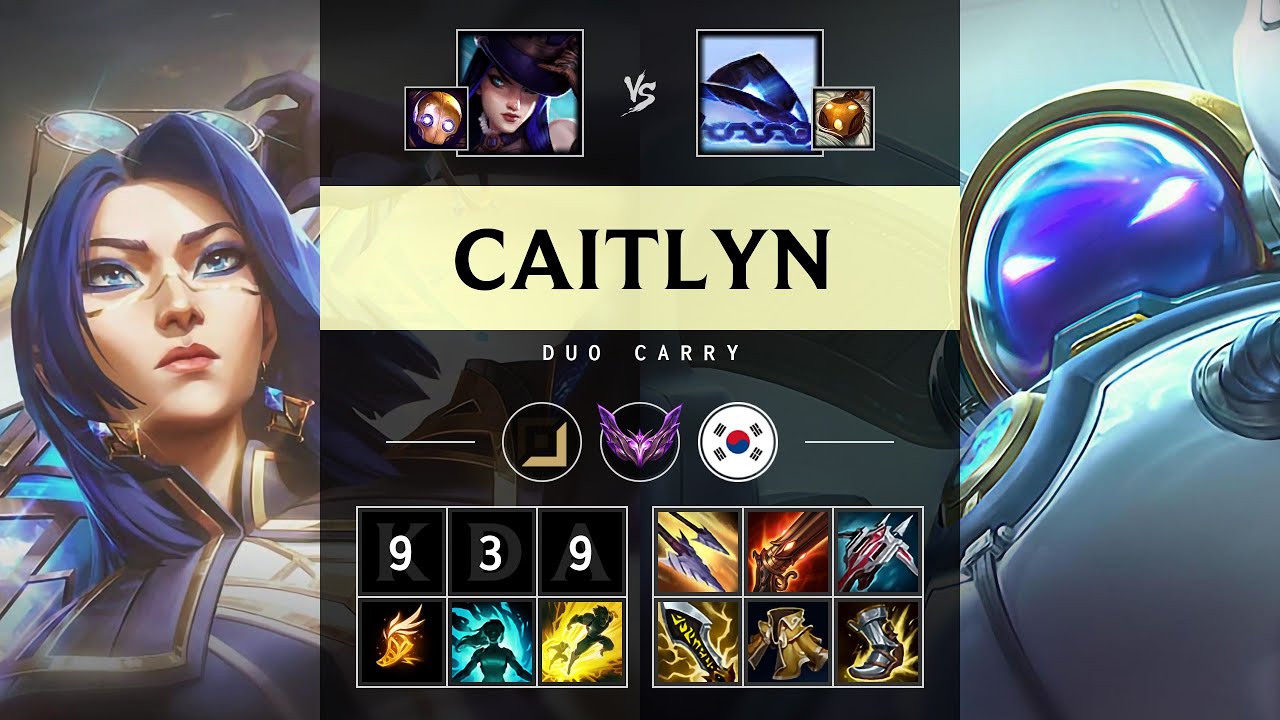 Caitlyn ADC vs Xerath: Killing spree - KR Master Patch 14.24 - YouTube