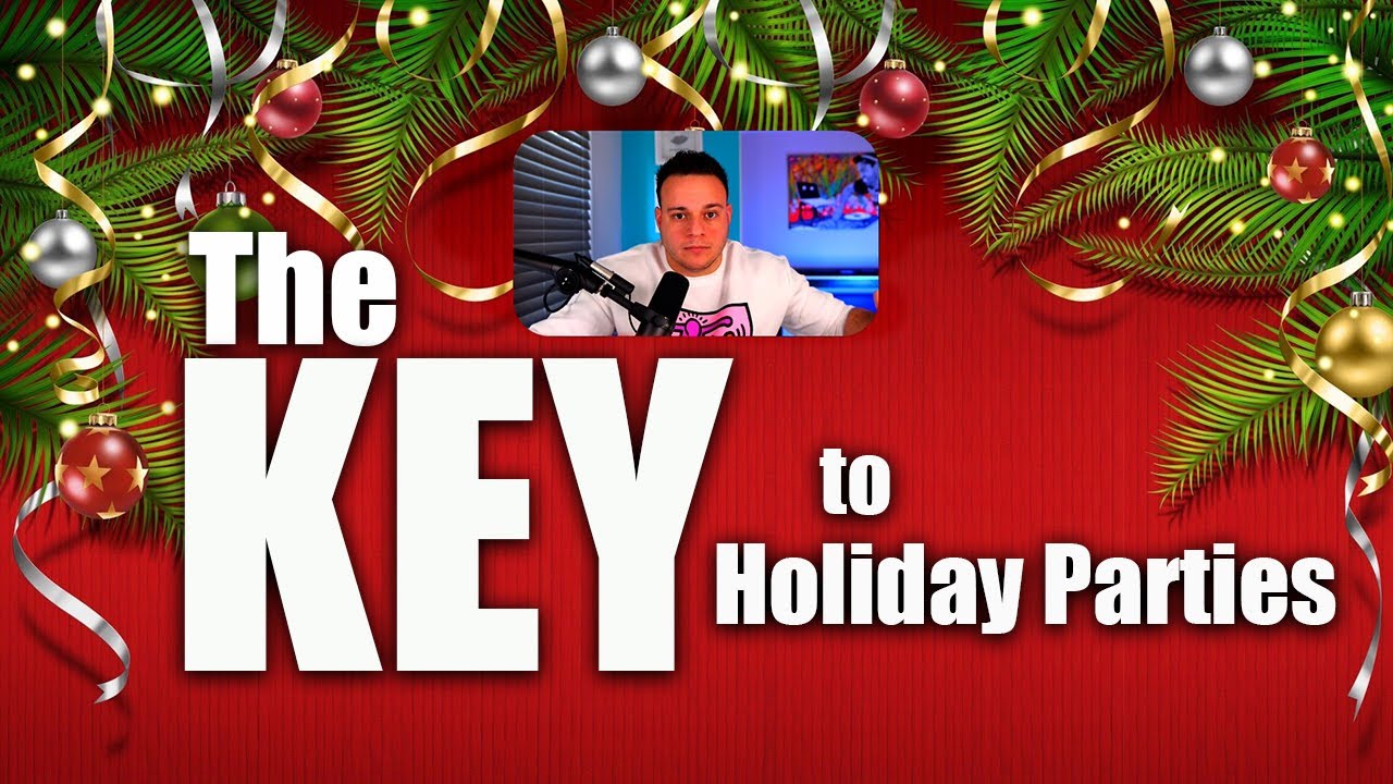 The Key To DJing Holiday Parties (VERY IMPORTANT) - YouTube