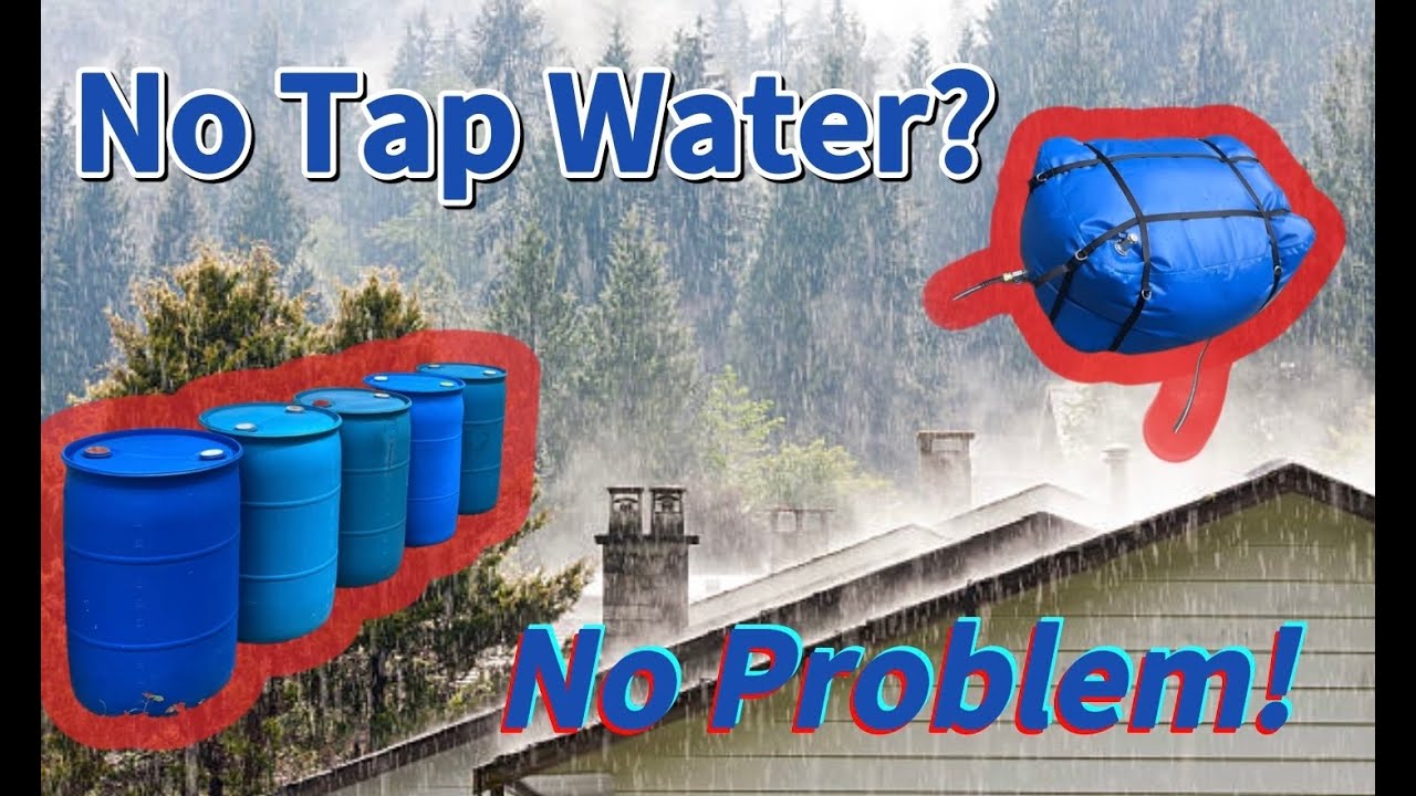 No Water No Problem! My Off-Grid Rain Catchment System (first look ...