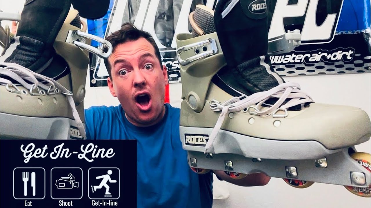 Liberating a pair of 20+ year Old Roces - YouTube