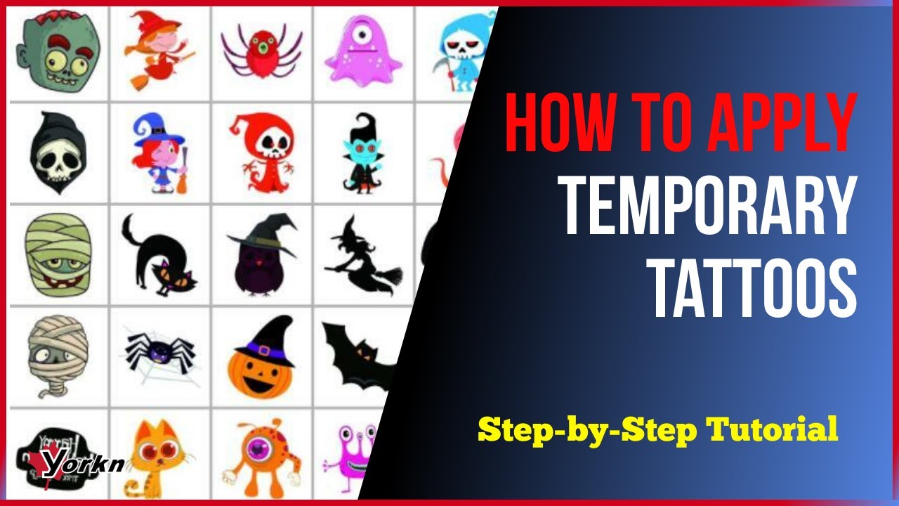 How to Apply Temporary Tattoos Perfectly: Step-by-Step Guide - YouTube