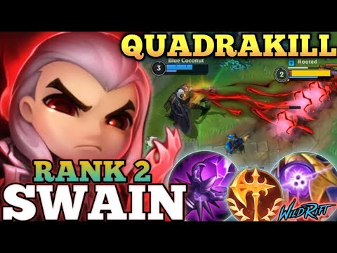 SWAIN PERFECT MID MAP CONTROL! BURST BUILD + QUADRA - TOP 2 GLOBAL ...