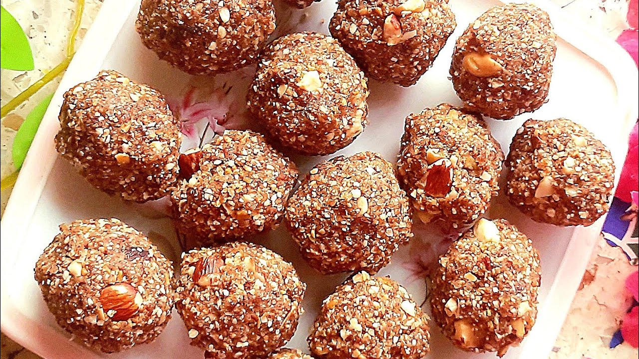Dry Fruit Laddu Recipe | sugar free healthy Laddu I COOKING WITH LATHA ...