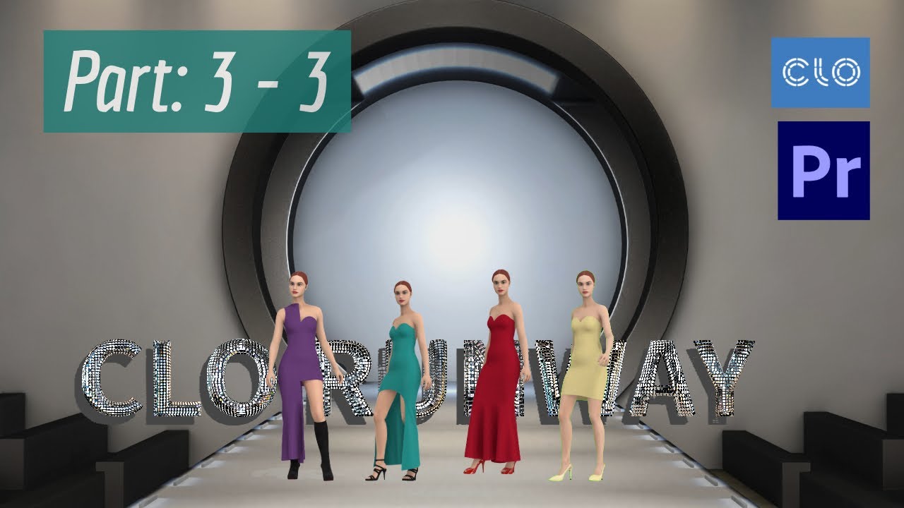 Essential clo 3d animation multiple avatars fashion runway (Short ...