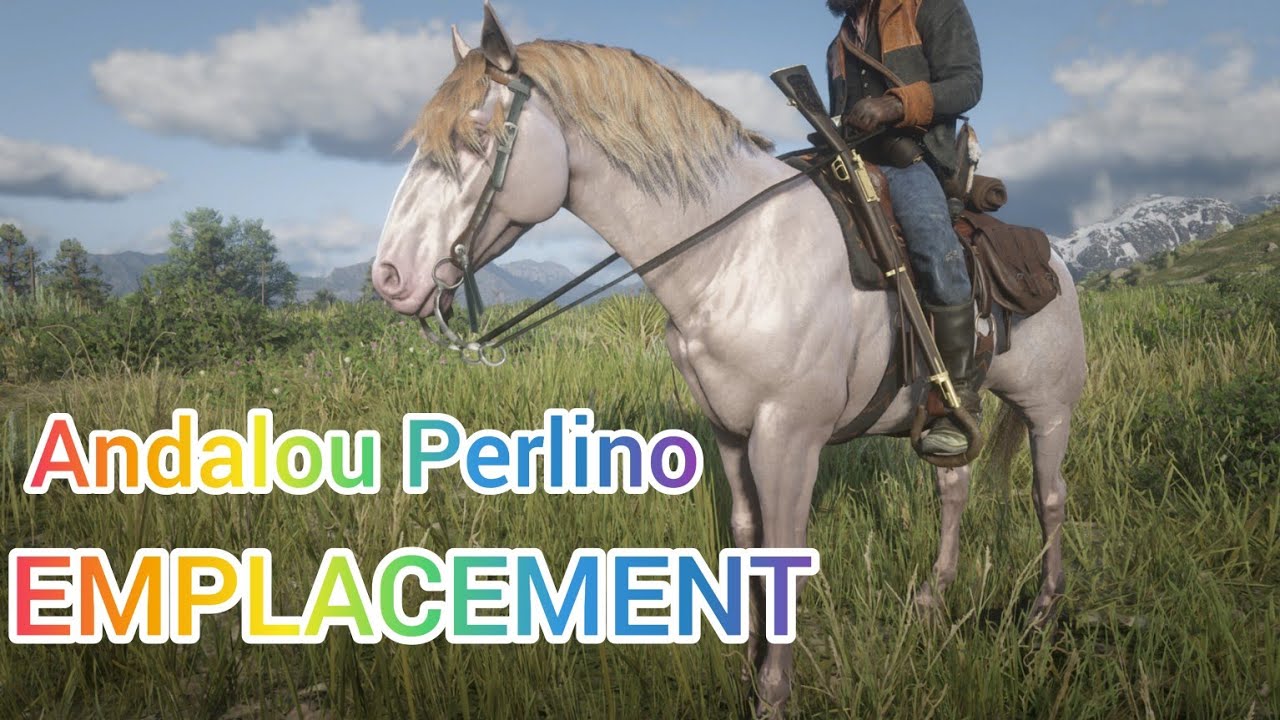 [RDR2] Cheval Andalou Perlino : Emplacement - YouTube