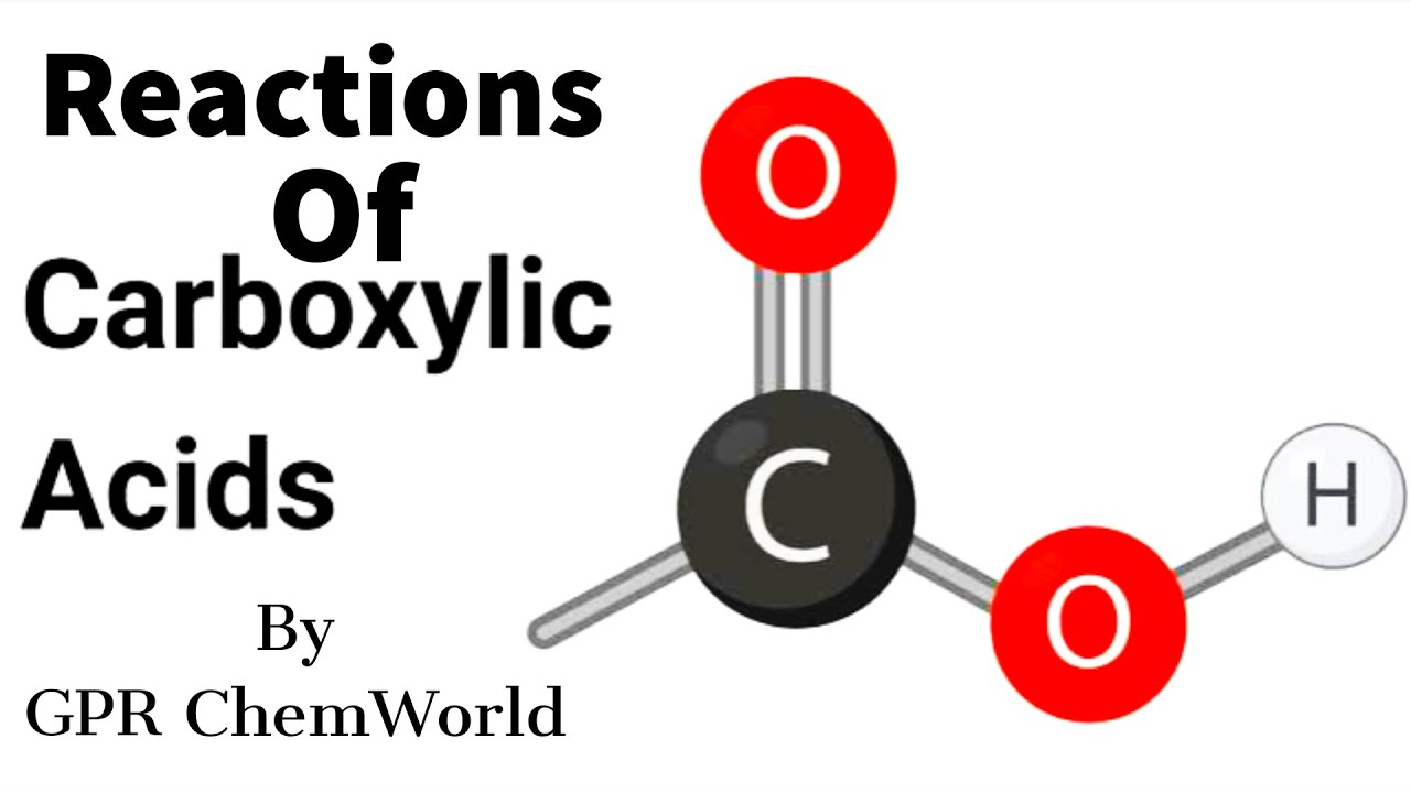 Reactions of Carboxylic Acids with Strong Bases - YouTube