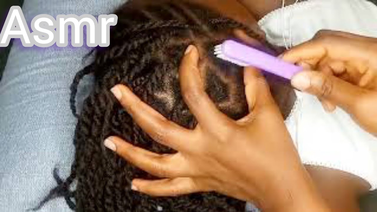 Asmr Enjoy the most relaxing scalp scratch with toothbrush 😴 - YouTube