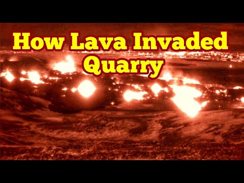 How Lava Invaded Melhól Quarry, Iceland Volcano Eruption Update ...