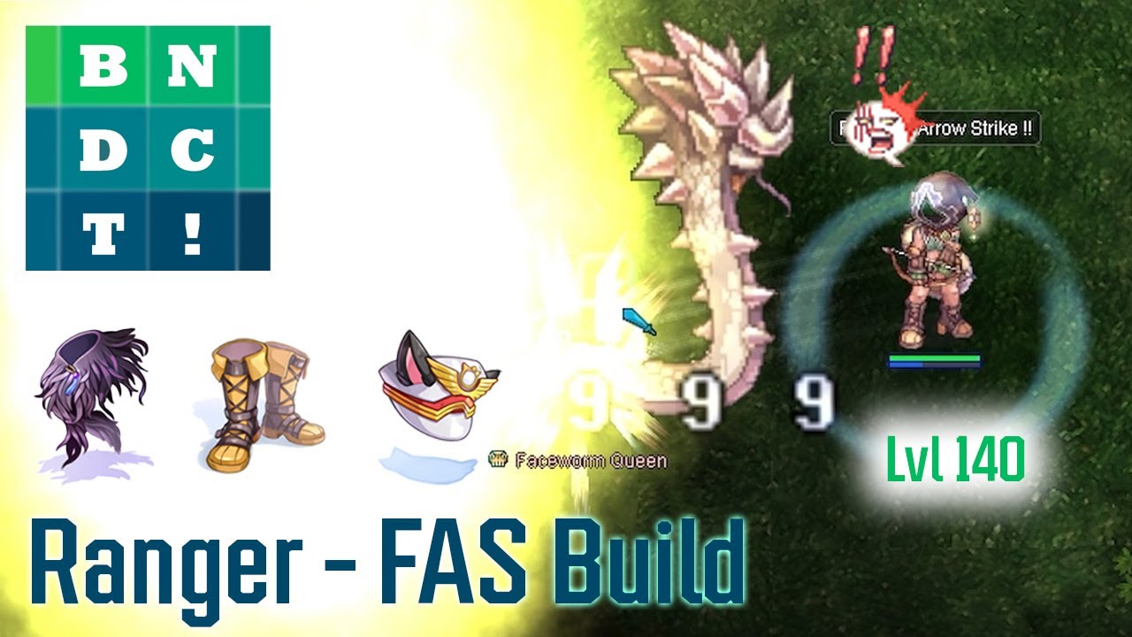 [iRO] FAS Ranger - low level 140 vs FWQ Hard Mode - YouTube