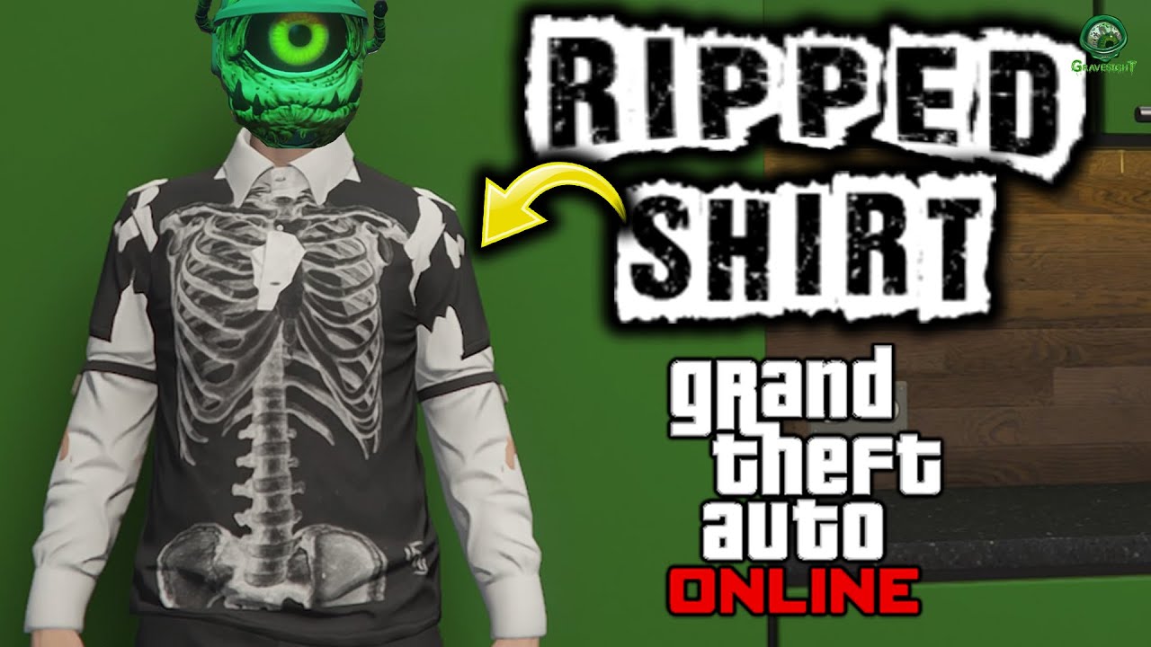 RIPPED SHIRT OUTFIT TUTORIAL HELP GUIDE METHOD | GTA ONLINE - YouTube