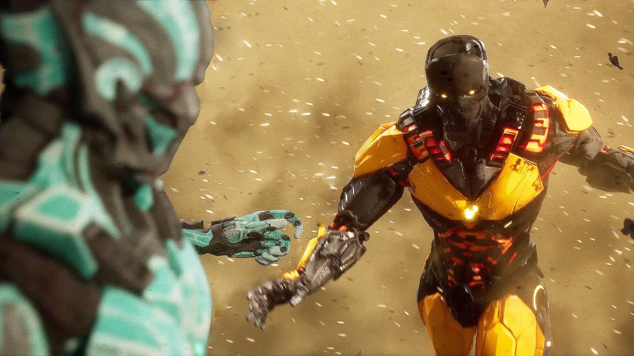 Mortal Kombat 1 - Cyber Scorpion vs Cyborg Sub-Zero Story Future ...