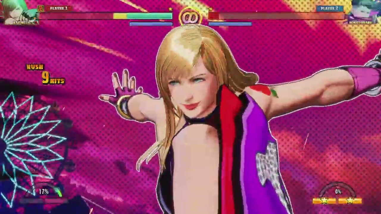 FATAL FURY: City of the Wolves B.Jenet vs Hokutomaru - YouTube