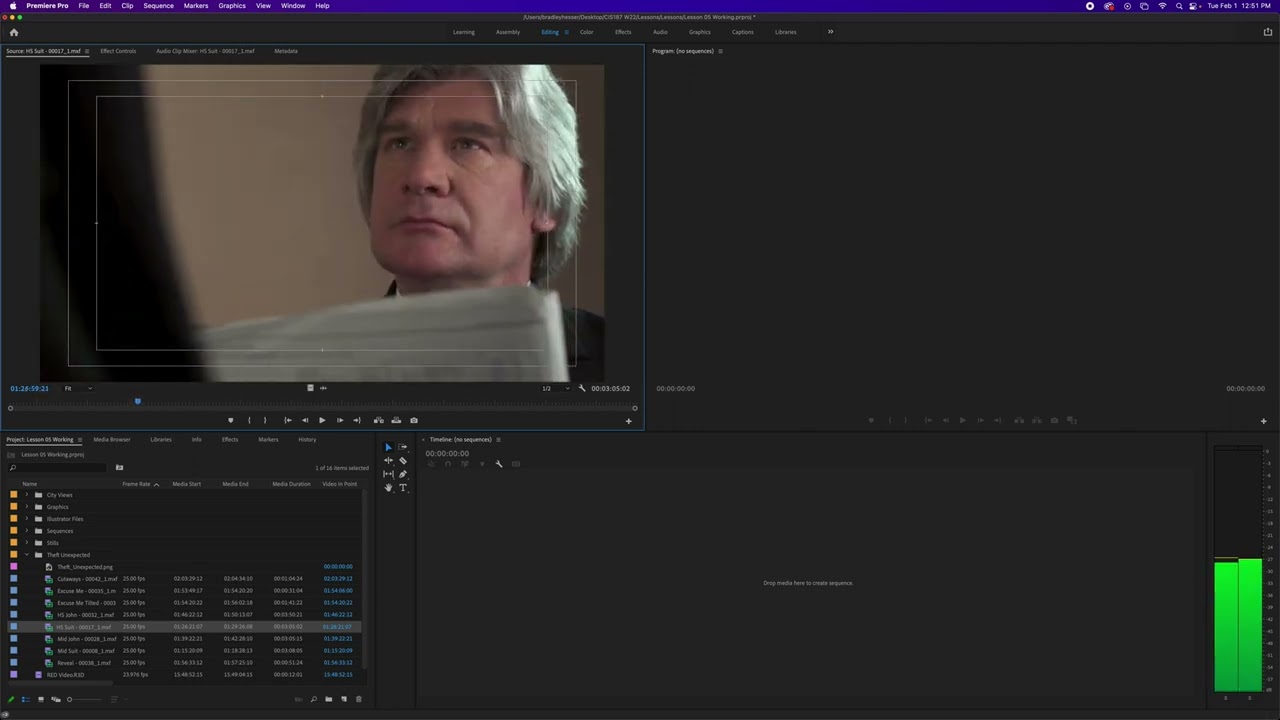 Adobe Premiere Pro Classroom in a Book 2021 Release Lesson 5 Mastering ...