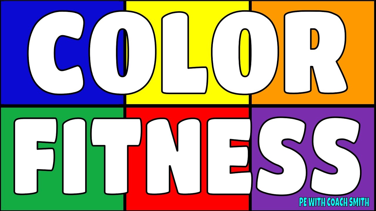 Color Fitness! All you Need are POLY SPOTS! Warmup, PE activity ...
