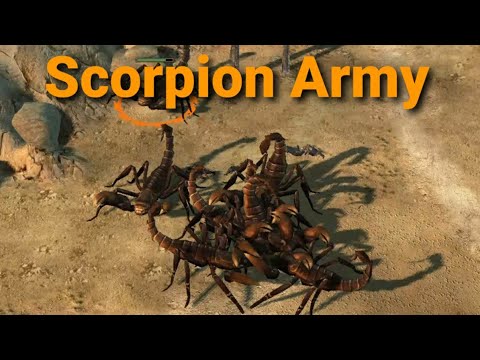The Battle for Middle Earth: Giant Scorpion Army - YouTube