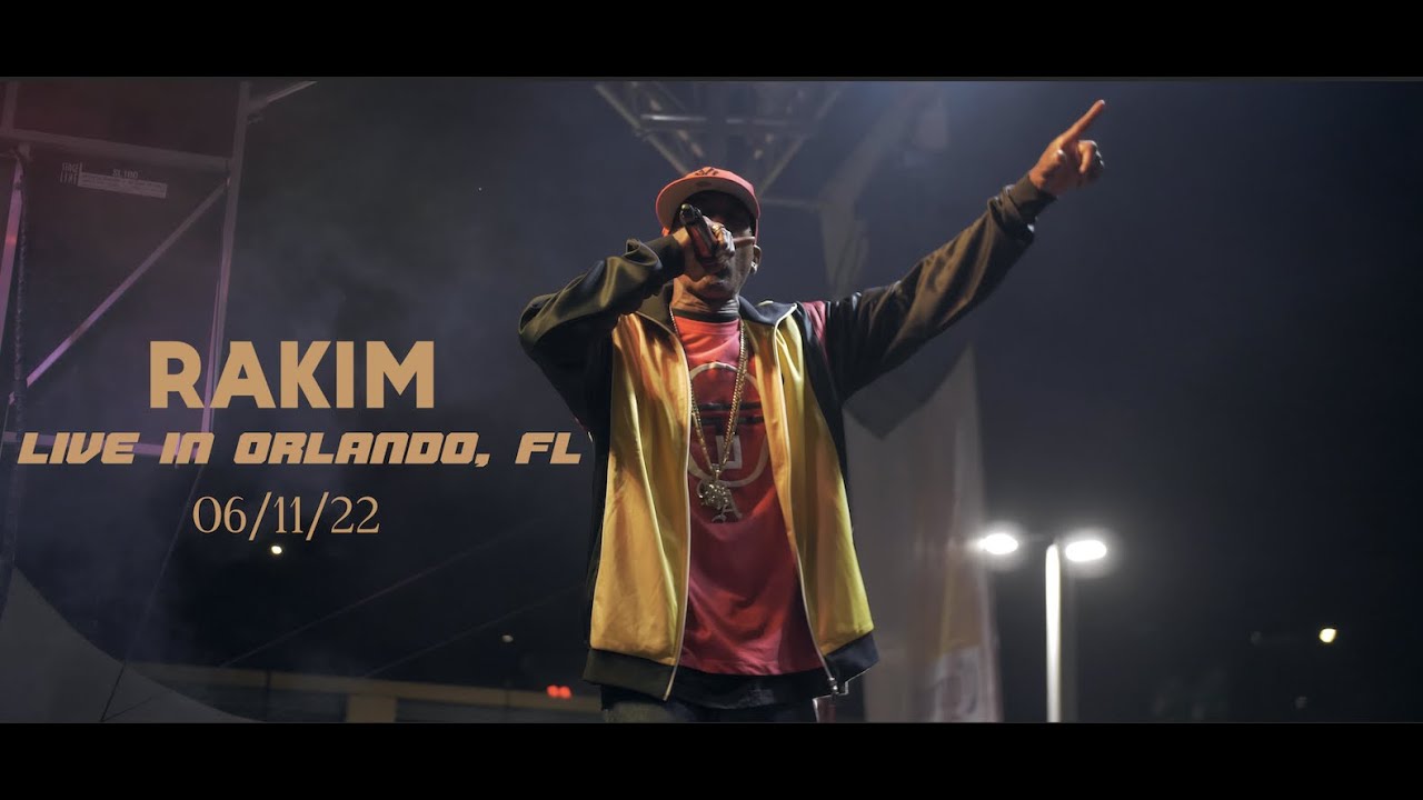RAKIM Live in Orlando June 11, 2022 - YouTube