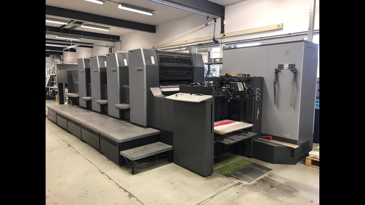 Heidelberg Speedmaster 74-4 2006 - YouTube