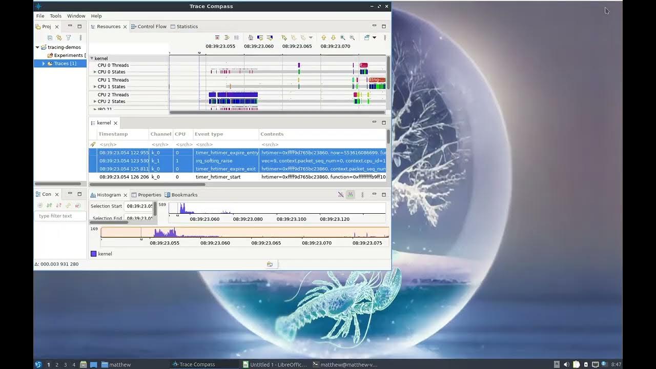 Eclipse Trace Compass exporting to Excel - YouTube
