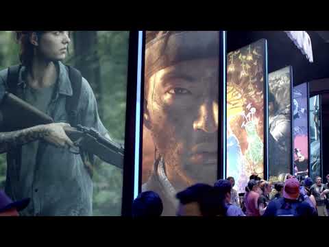 Tour PlayStation’s Booth at the E3 2018 Video Game Convention